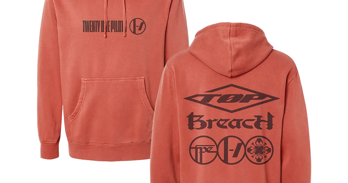 Twenty One Pilots Breach Red Hoodie
