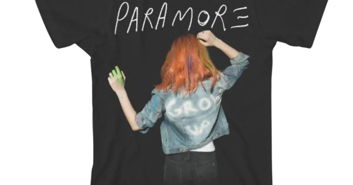 Paramore Denim Back T-Shirt