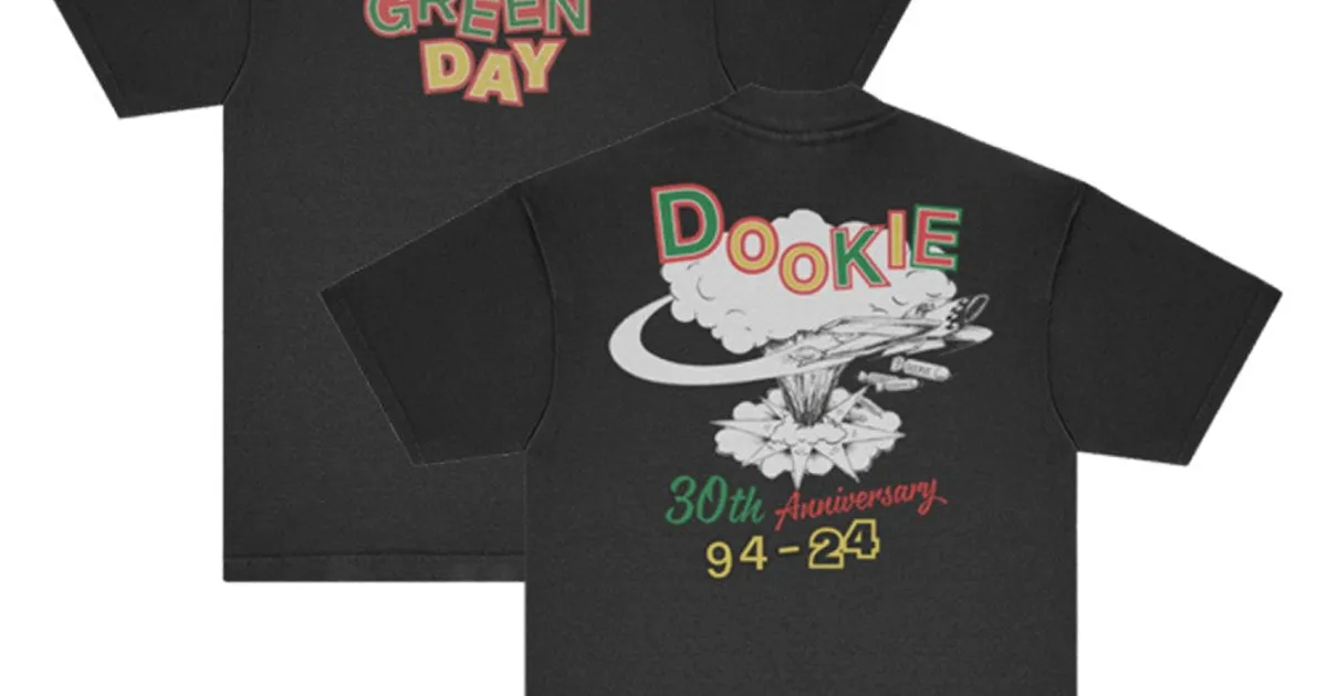 Green Day Dookie 30th Explosion Logo T-Shirt