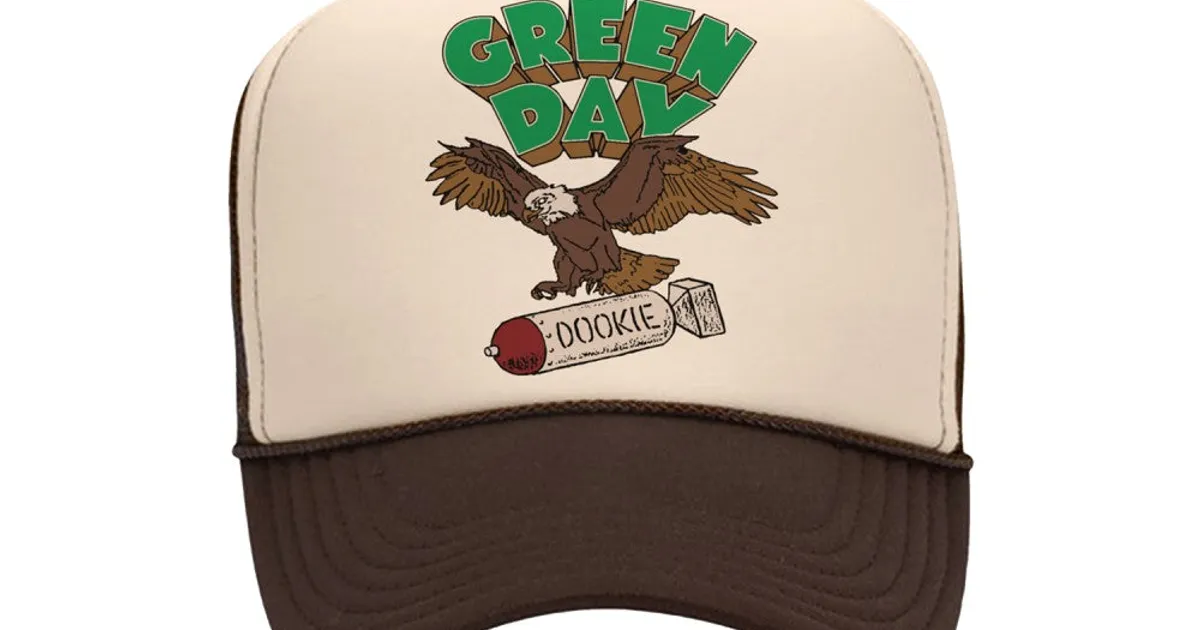Green Day Dookie Eagle Trucker Hat