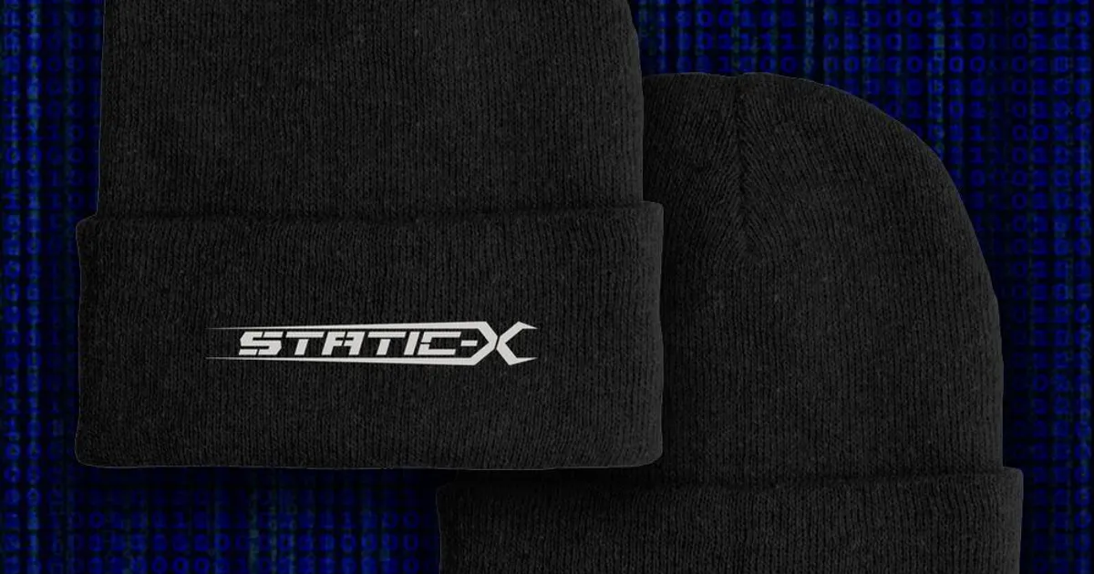 Static-X Logo Beanies