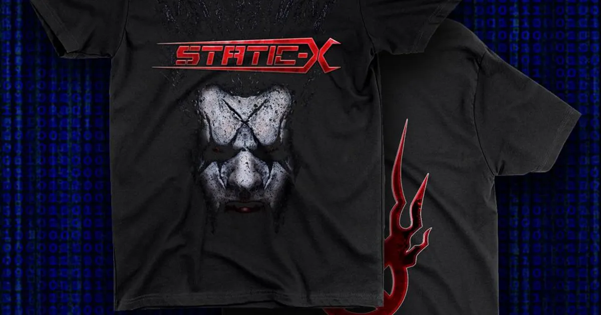 Static-X Xer0 Mask Shirts