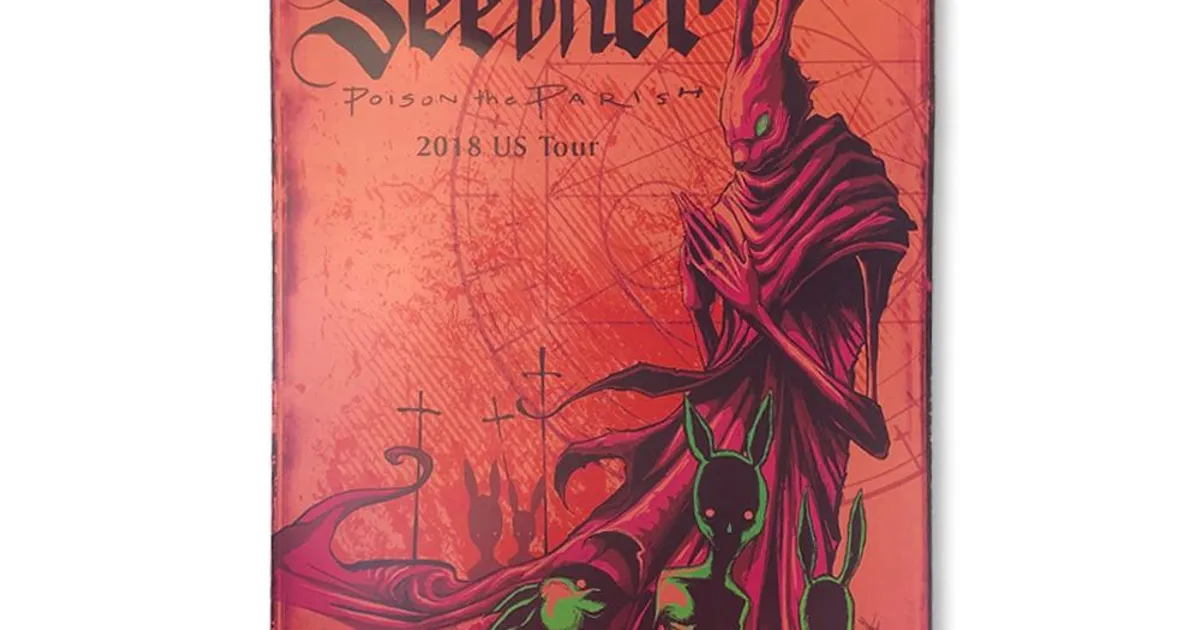 Seether 2018 World Tour Poster