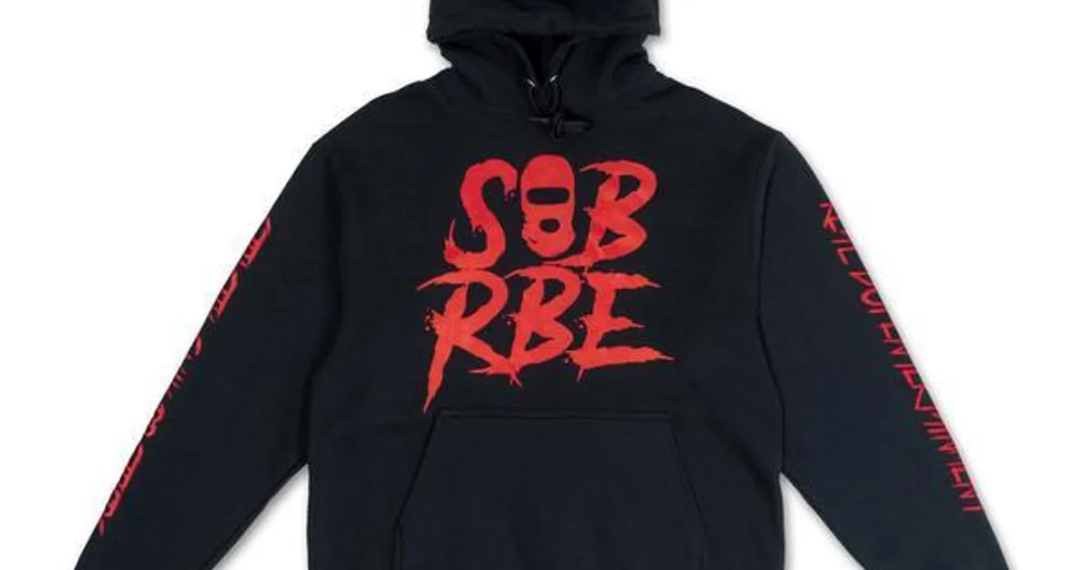 SOB X RBE LOGO HOODIE - BLACK