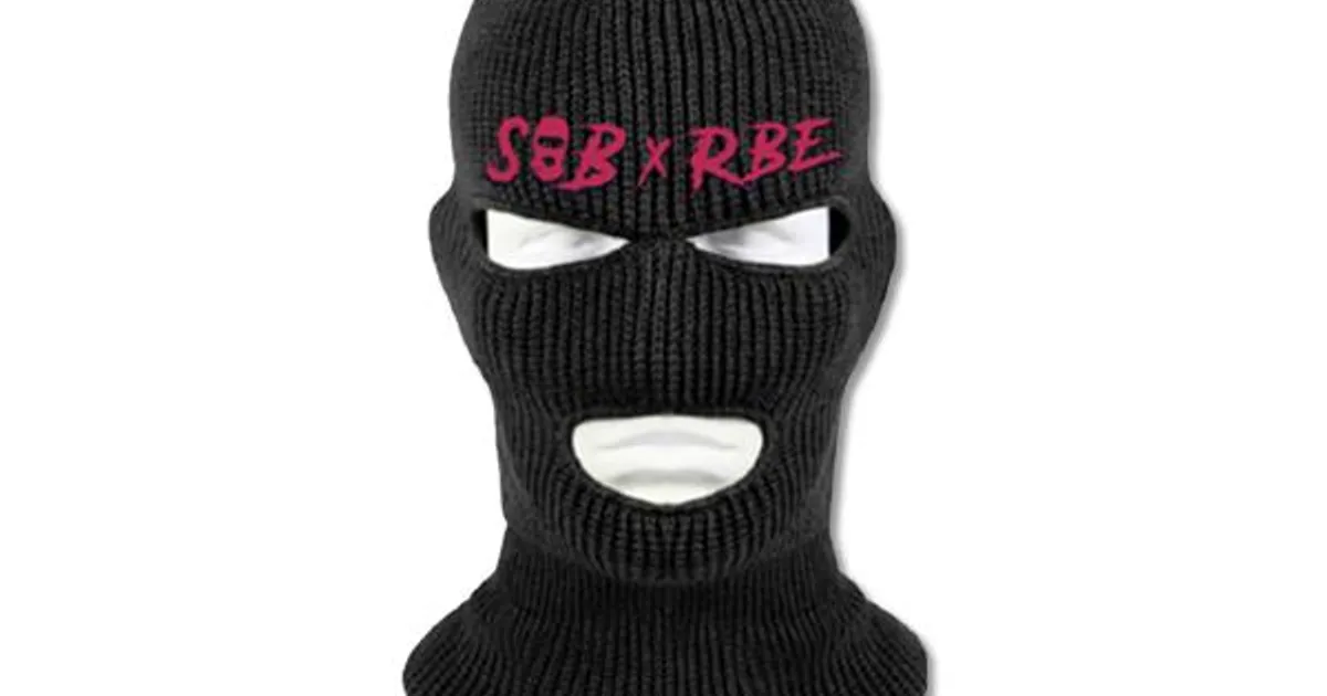 SOB X RBE LOGO BALACLAVA - BLACK