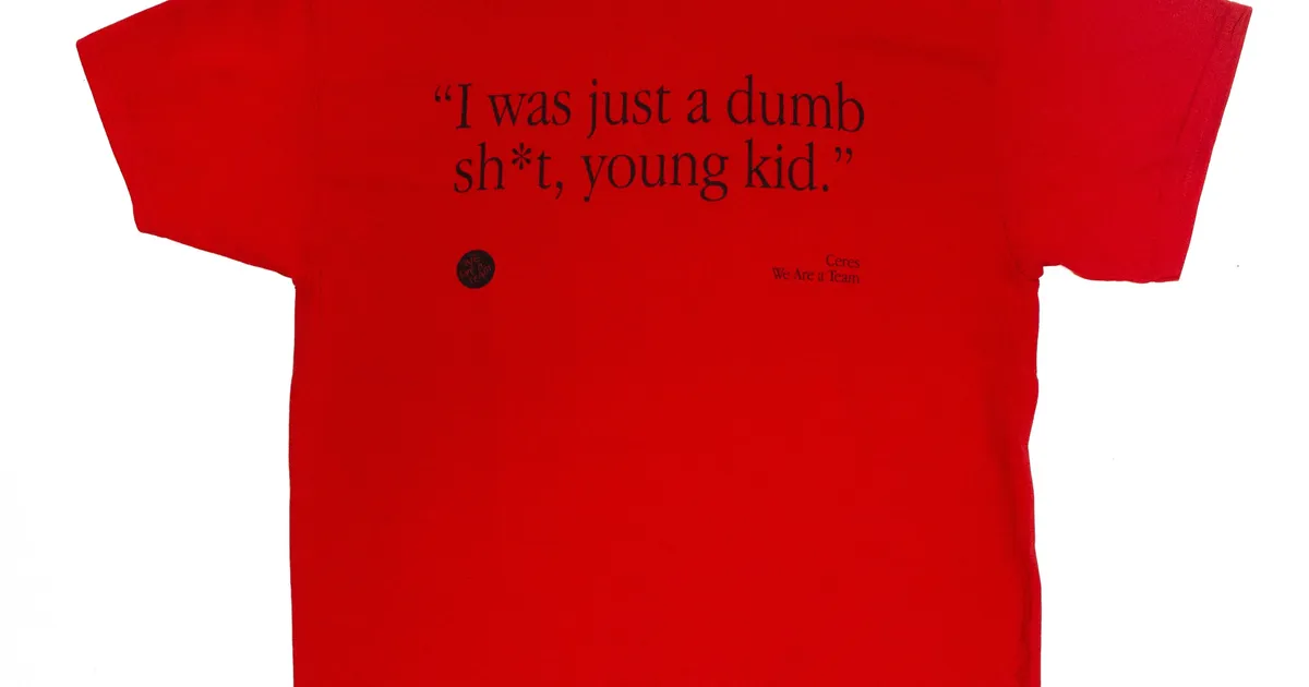 Ceres Dumb, Shit Kid Tee (Red)